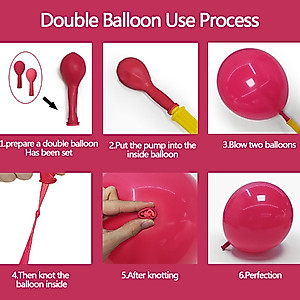 Pink Orange Balloon Garland Hot Pink Orange Gold Metallic Pastel Pink Balloon Arch Kit Latex Party Balloons For Baby Shower Birthday Wedding Rainbow Encanto Party Decorations