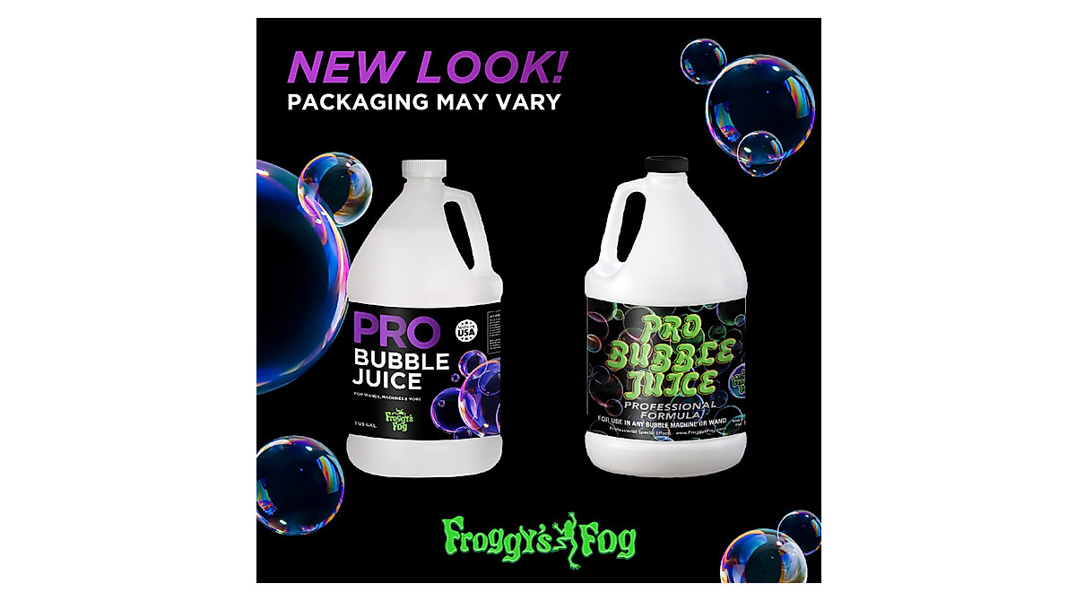 Froggy's Fog Pro Bubble Juice - Long-Lasting, Pro-Grade Fluid