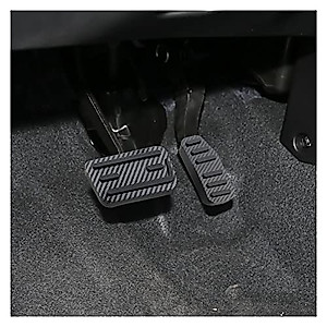 JEMETA 2Pcs/Set at Car Pedal Cover Fit for Auto Pedals Fit for Vezel HRV HR-V 2016-2022 Fit Jazz 2011-2019 City 2015-2019 Parts Replacement Parts