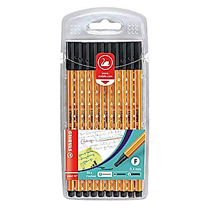 STABILO Point 88 Fineliner, Black, Wallet of 10