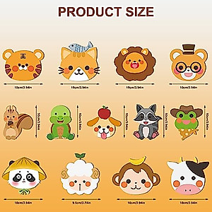 Finphoon Fridge Magnet, Cruise Door Decorations Magnetic, 13Pcs Cute Animal Refrigerator Magnets Sticker for Cruise Ship, Locker, Kids Birthday, Travel and Home Decor