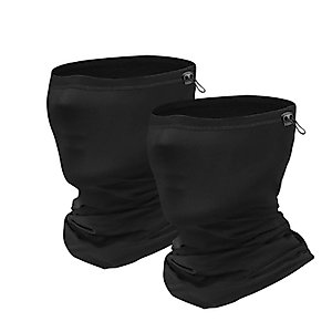 sheenwang Neck Gaiter, Adjustable Gaiter Mask, Balaclava Face Mask Bandana Cover Scarf for Men, Women, Boys (2 Pack)