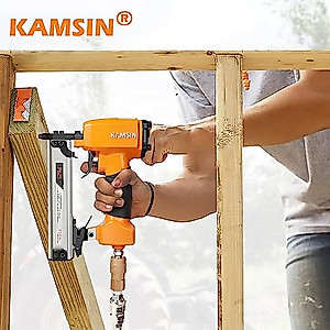 P625 23 Gauge Pneumatic Pin Nailer Accepts 3/8" to 1" Pin Nails, Headless Pinner/Pin Nail Gun for Cabinet, Windows, Doors, and Woodworking