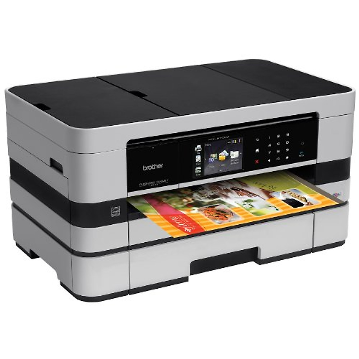 Brother Printer MFCJ4710DW Wireless Color Inkjet All-in-One Printer with Scanner, Copier and Fax, Amazon Dash Replenishment Ready