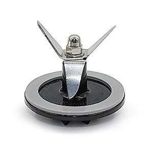 Anbige Replacement Parts 5cups Glass jar with SPB-7 White Collar and blade,Compatible with Cuisinart Blender