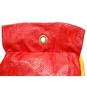 Morrell Yellow Jacket Supreme 3 Field Point Adult Archery Bag Target Replacement Cover with 2 Shooting Sides, 10 Bullseyes, and Carry Handle, Yellow