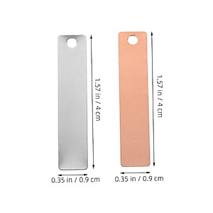 HEMOTON 8 Pairs Zinc Anode Copper Plate Zinc Copper Fruit Battery Experiment Supplies Anode for Zinc Electroplating