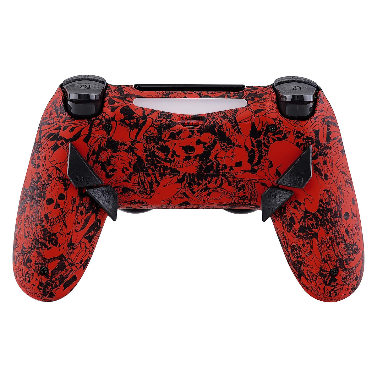 eXtremeRate Demons and Monsters Dawn Programable Remap Kit for PS4 Controller with Upgrade Board & Redesigned Back Shell & 4 Back Buttons - Compatible with JDM-040/050/055 - Controller NOT Included