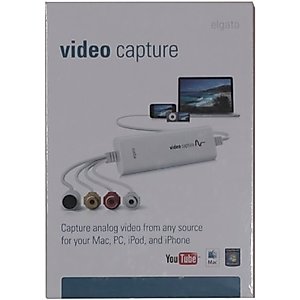 Elgato Video Capture – USB 2.0 Capture Card Device, Easy to Use, Convert Analog to Digital, with VHS VCR TV to DVD Adapter, for Mac, Windows or iPad