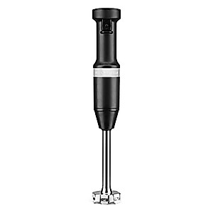 KitchenAid KHBV53BM Variable Speed Corded Hand Blender, Black Matte, 8 in
