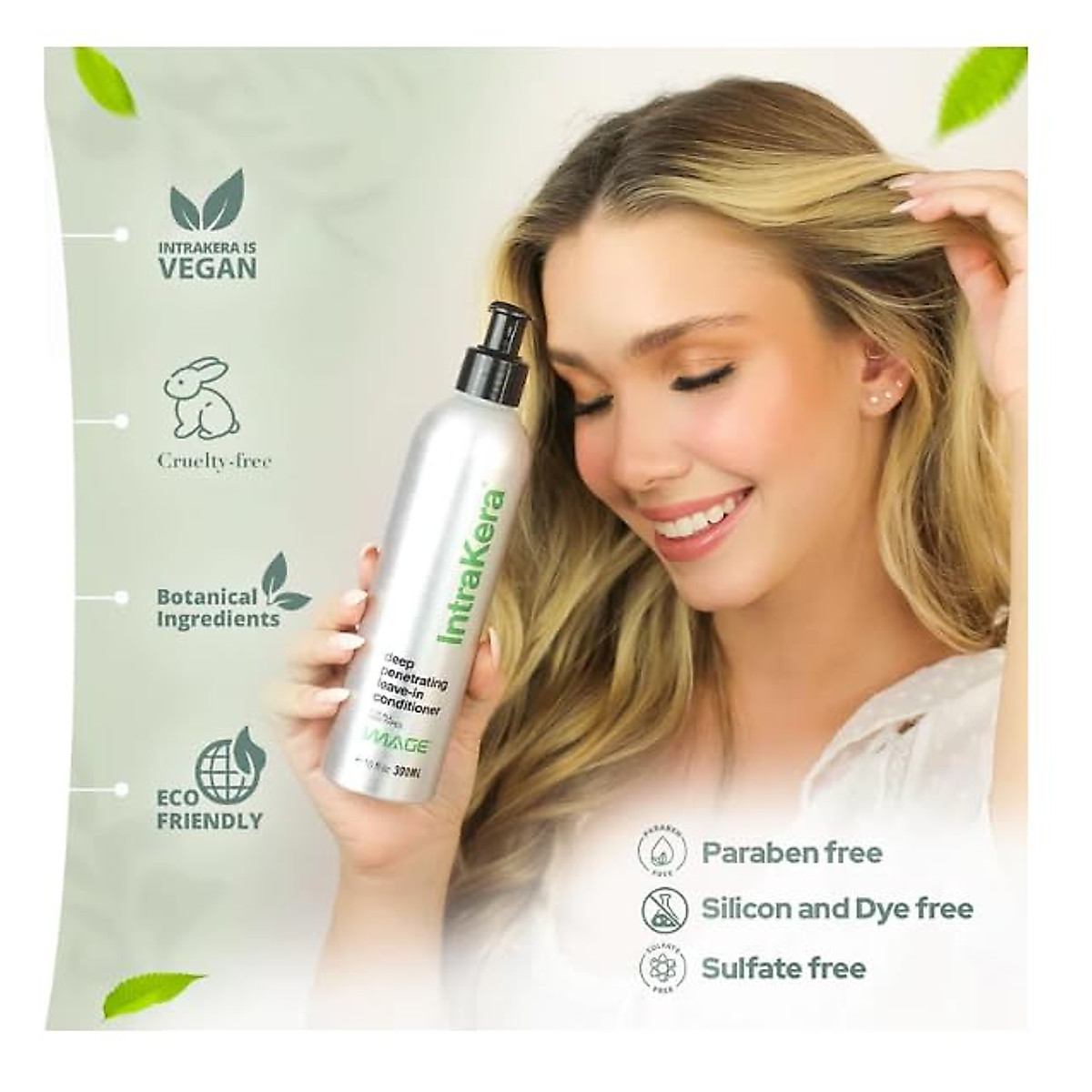 Image Leave-In Conditioner for Frizzy, Curly, and Straight Hair - Stop Washing your Hair Every Day - Keratin Replenisher - Detangler for Dry or Damaged Hair, 1 pounds, Bottle