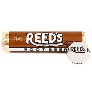 Reeds Hard Candy Rolls- 6ct- 2 Root Beer, 2 Cinnamon, & 2 Butterscotch