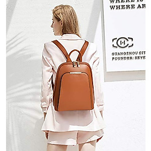 Tom Clovers Women Leather Backpack Daypack Casual Fashion Bag MINI Backpack for Women for Ladies Girls