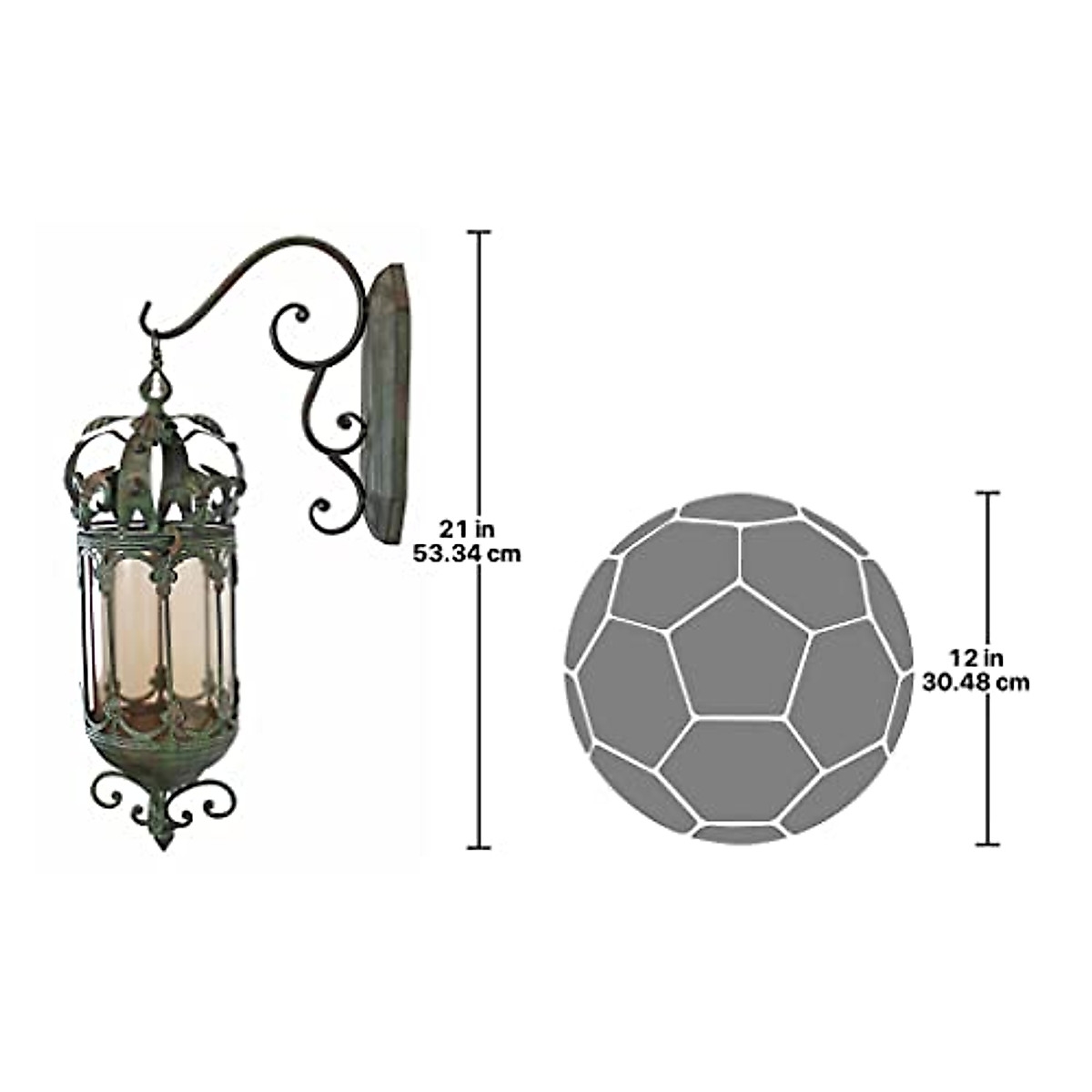 Design Toscano Crown Royale Hanging Pendant Lantern