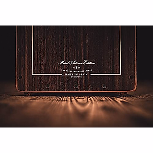 Meinl Percussion Artisan Edition Cajon with Internal Strings for Snare Effect, Baltic Birch/Brown Eucalyptus — Made in Spain — Tango Line, 2-Year Warranty (AETLBE)