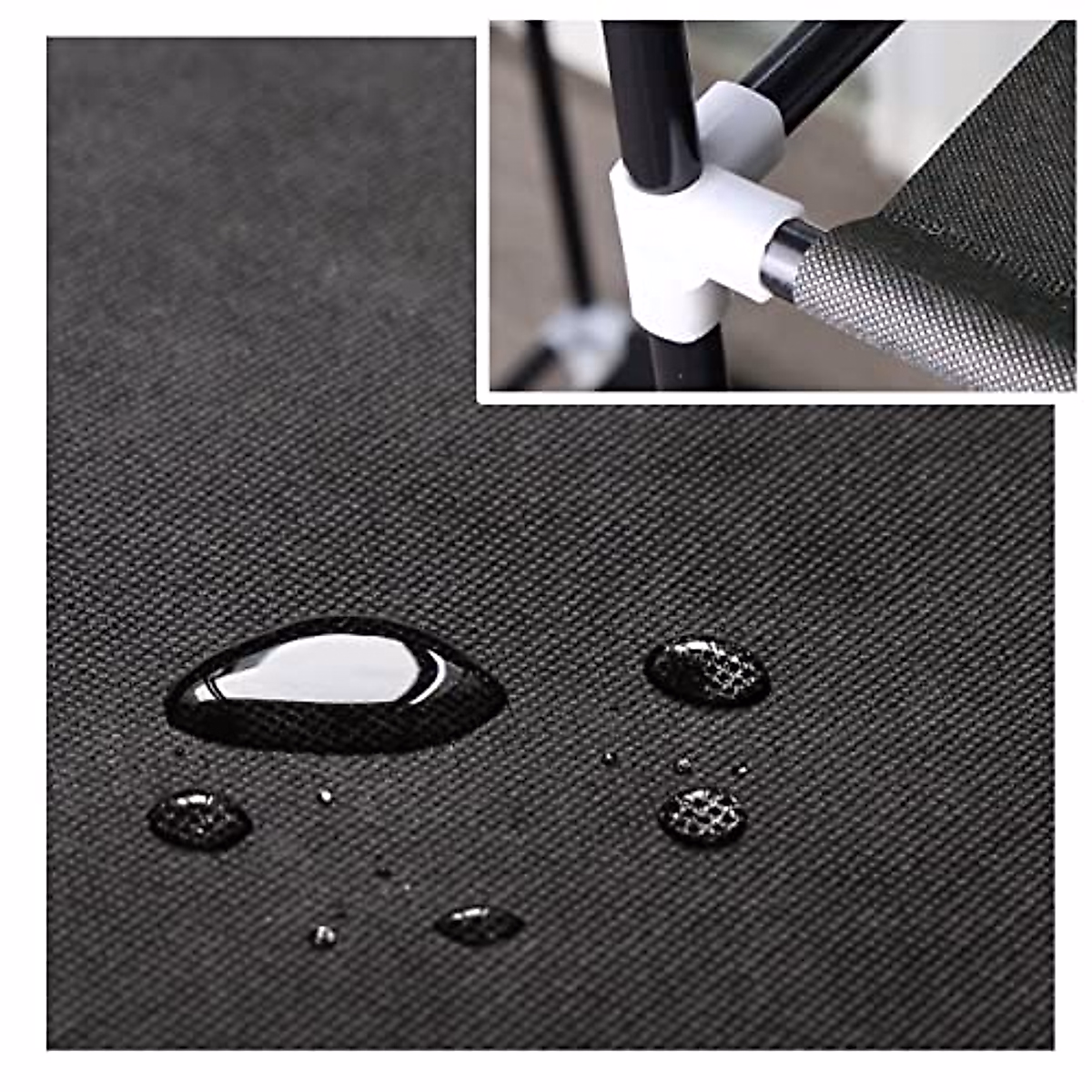 YOUUD Wardrobe Storage Closet Clothes Portable Wardrobe Storage Closet Portable Closet Organizer Portable Closets Wardrobe Closet Organizer Shelf Wardrobe Clothes Organizer Standing Closet Black