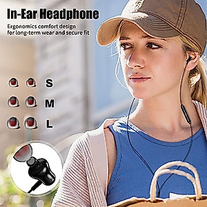 USB C Earbuds for Google Pixel 8 7 Pro 7A 6A 6 iPhone 15 Pro Max, Noise Cancelling Wired Headphones Type C Earphones Microphone Music for Samsung Galaxy Z Flip 5 Fold 4 S23 FE Ultra S22 Plus S21 Black