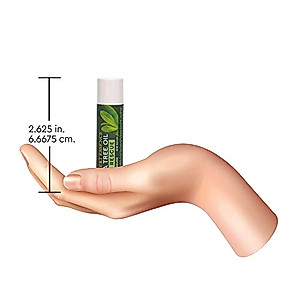 Desert Essence Lip Rescue Therapeutic with Tea Tree Oil - 0.15 Oz - Pack of 4 - Antiseptic Balm - For Cracked Lips, Cold Sores - For Softer, Smoother Lips - Unscented - Vitamin E - Aloe Vera