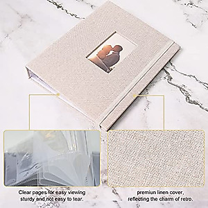 Vienrose Mini Polaroid Photo Album Book 208 Pocket 2x3 Inch Pictures for Fujifilm Instax Mini 7s 8 9 11 25 26 40 50s 90 Evo Z2300 Instant Camera, Polaroid Snap Beige 1 Pack