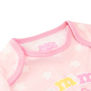 Peppa Pig Baby Girls Footies Pink 3-6 M