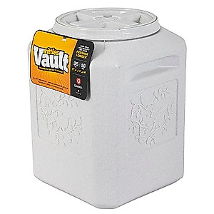Gamma2 Vittles Vault Bird Seed Storage Container, Up to 35 Pounds Dry Pet Food Storage, Made in USA
