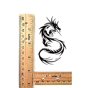 fire dragon temporary tattoo body tattoo temporary