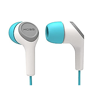 Koss KEB15i In-Ear Headphone, Teal