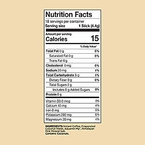 VitaCup Hydration Coffee Packets, The First Coffee That Hydrates You w/ Electrolytes, Coconut Water, Pink Himalayan Salt, Magnesium, Medium Roast, Instant Coffee in Single Serve Sticks, 18 Ct