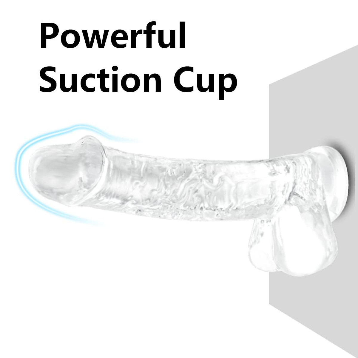 Small Realistic Clear 6 inch Cute Dildo,Adult Sex Toy with Suction Cup Dildo, Suitable for Beginner Women/Men/Gay with thin and slim Poke, can be Use for G-spot and Anal
