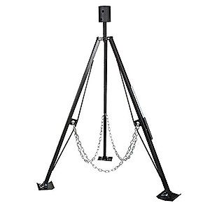 A-KARCK King Pin Adjustable Tripod 5th Wheel Stabilizer, Fifth Stabilizer Tripod Jack with 5000 lbs Load, Reduce Side-to-Side Movement of RV