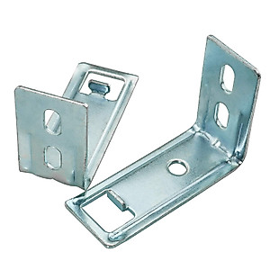 AXLIZER 4Sets Vertical Blinds L-Shaped Brackets Vertical Blinds Mounting Bracket, Clip Blind Extension Frame