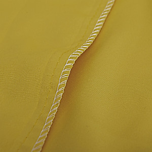 NTBAY Toddler Bedding Set - 4 Piece Soft and Breathable Crib Bedding Set for Boys and Girls, Includes Quilted Comforter, Fitted Sheet, Flat Top Sheet and Envelope Pillowcase, Yellow