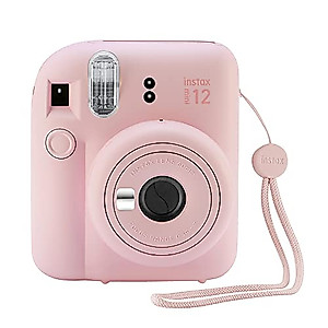 Fujifilm Instax Mini 12 Instant Camera with Case, 60 Fujifilm Prints, Decoration Stickers, Frames, Photo Album and More Accessories (Blossom Pink)