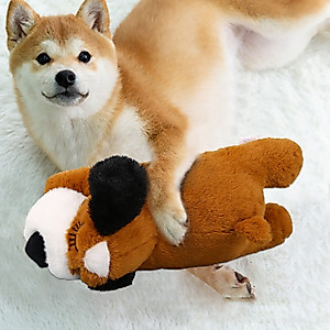 ZALBYUY Heartbeat Puppy Toy, Puppy Sleep Aid Toy, Small Dog Training Toys for Separation Anxiety Relief, Pets Plush Toys for Dogs Cats (Yelow)