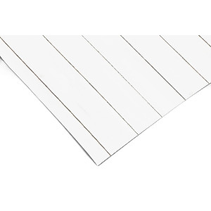 Shiplap Contact Paper | Shelf Liner | Drawer Liner Peel and Stick Paper 1166 18in x 48in (4ft)