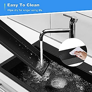 KACIOPOO 30" Magnetic Shelf for Kitchen Stove, Metal Stove Top Shelf Over the Stove, Magnetic Spice Rack Organizer Over Stove Kitchen Organizer(2 Pack 15", Black)