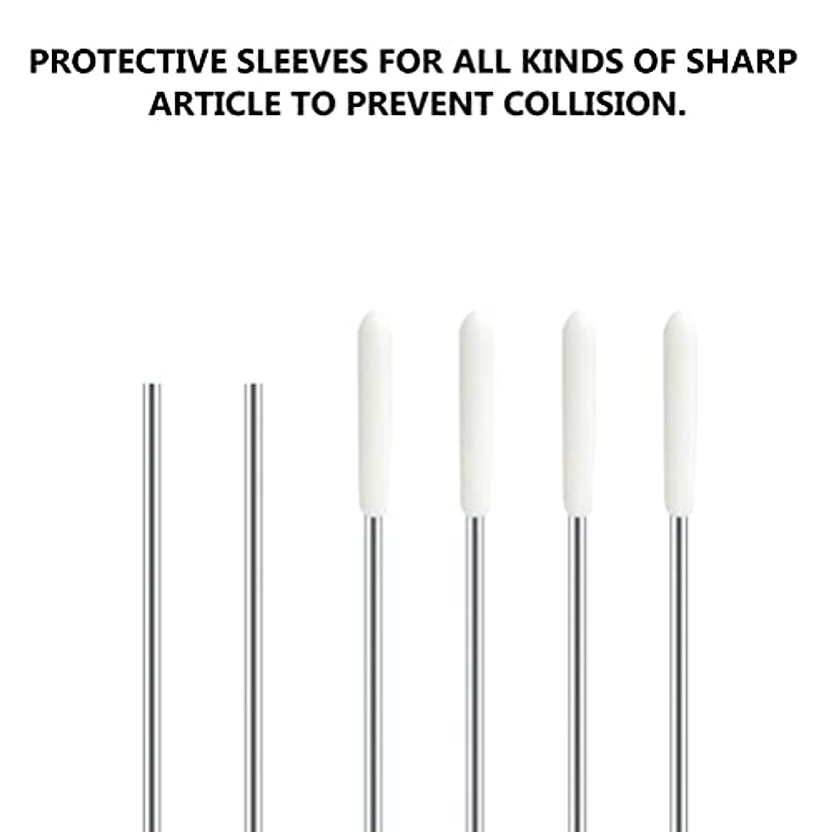 SOLUSTRE 200pcs Universal Dishwasher Rack Tine Prong Repair End Cover Caps Tip Caps Repair Tip Tine Kit Anti Slip Round Tips for Cafe Home Restaurant Bar Supplies