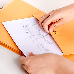 Mr. Pen- Clasp Envelopes,18 Pack, 9x12, Brown Kraft, Letter Size Envelopes, Brown Envelopes, Document Envelope, Clasp Kraft Envelopes, Clasp and Gummed Closure Envelopes.