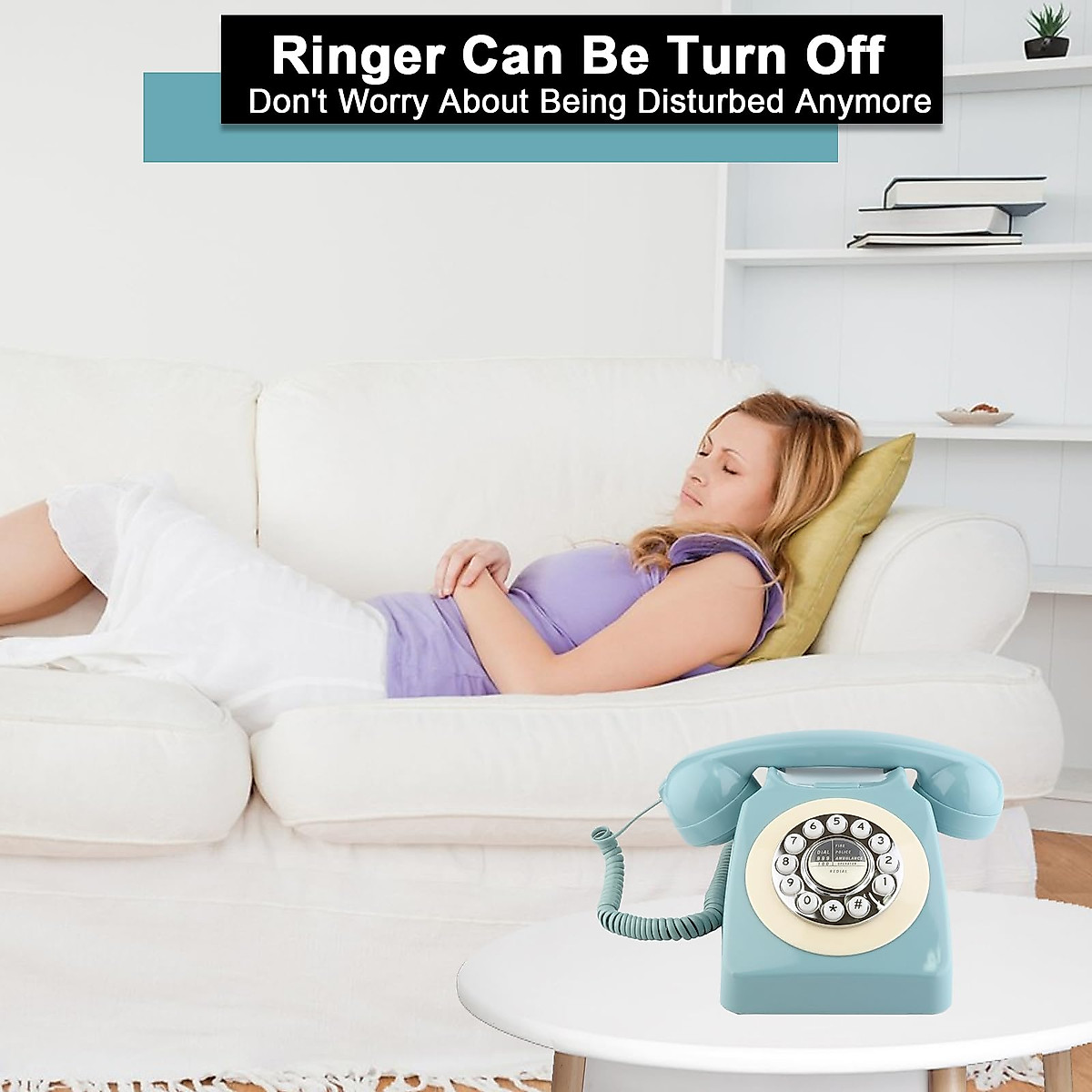 Sangyn Retro Landline Telephone | Classic Corded Phone