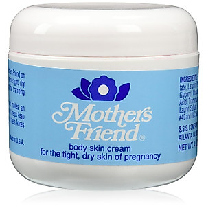 Cherioll Mothers Friend Body Skin Cream for The Stretched, Tight Dry Skin of Pregnancy 4 OZ (Pack of 2)