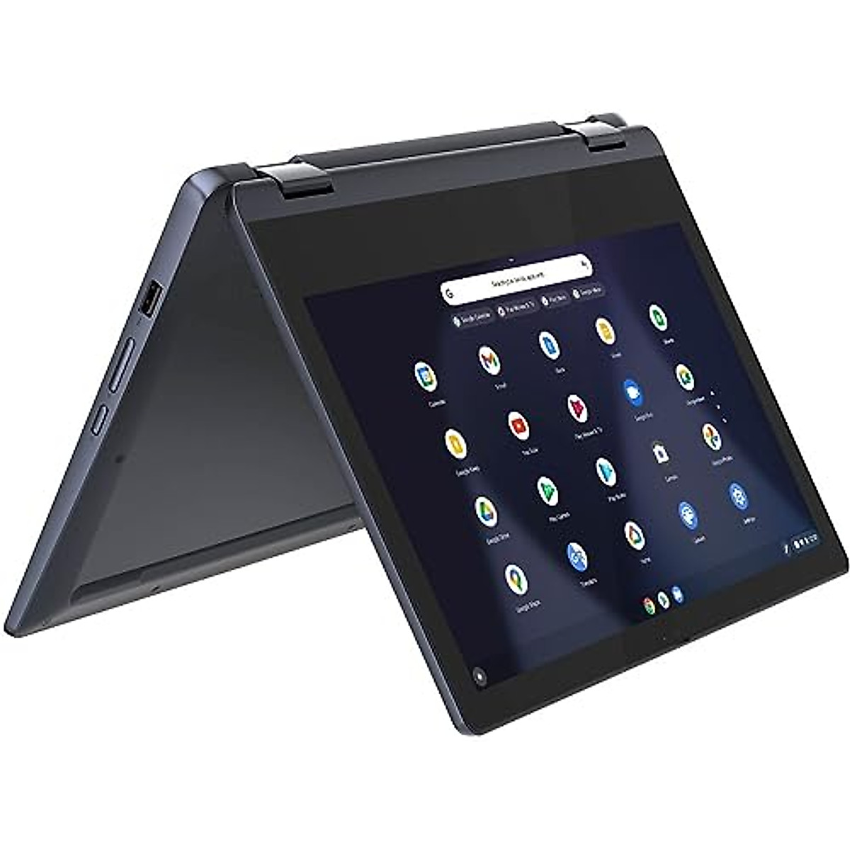 Flex 3 Chromebook 11.6" HD, Convertible Spin 2-in-1 Touchscreen Laptop by Lenovo, Mediatek MT8183(8-core CPU), Up to 2 GHz, 4GB RAM, 128GB(64GB SSD+64GB Card), Wi-Fi, USB-C, Chrome OS|Free Stylus Pen