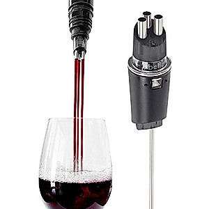 TRIBELLA Classic Wine Aerator, Multi-Stream Wine Aeration Device, 3 Stainless Steel Spouts, Handmade, Easy-to-Use, No-Drip Wine Pouring Accessory in Easy-to-Carry Protective Case