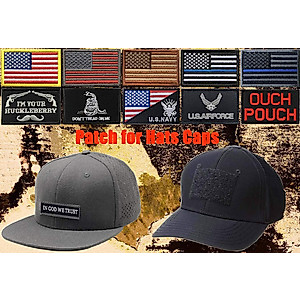 2 Pieces America Flag/Air Patch, Tactical USA Air Patches, US American Air Flag Hook and Loop Embroidered Patch for Hat, Backpack, Jacket, Jeans, Veteran Clothes