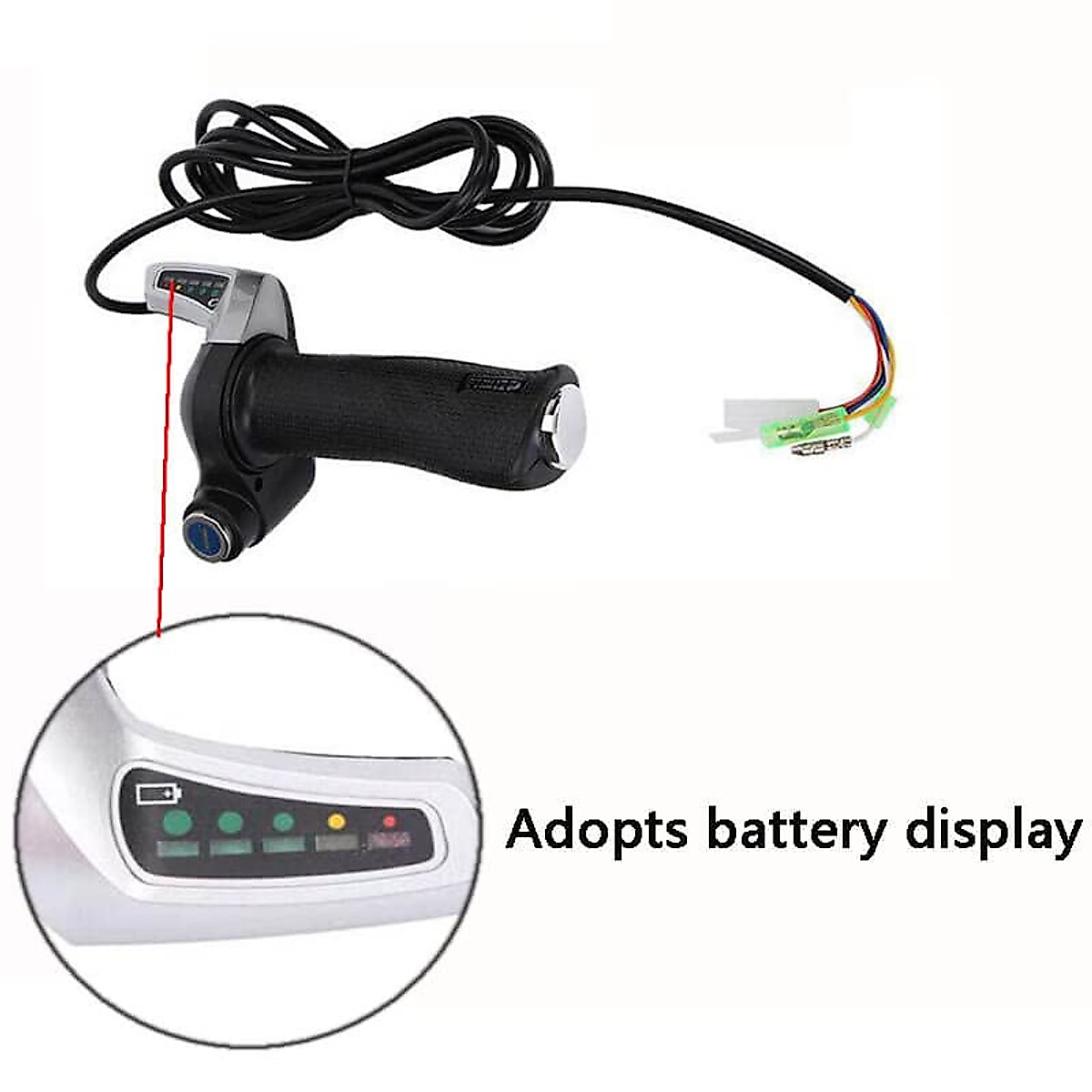Motor Brushed Controller Electric Bike Motor Controller Bicycle Speed Controller Kit with Locking Throttle Twist Grip and Power Display or Electric Bike(36v 48V 1000W)