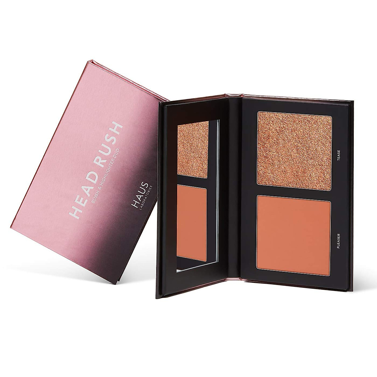 HAUS LABORATORIES by Lady Gaga: HEAD RUSH BLUSH/HIGHLIGHTER DUO, Pleaser & Tease