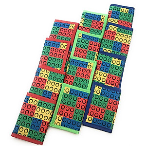 Oojami Color Brick Tri-Fold Wallets Pack of 12