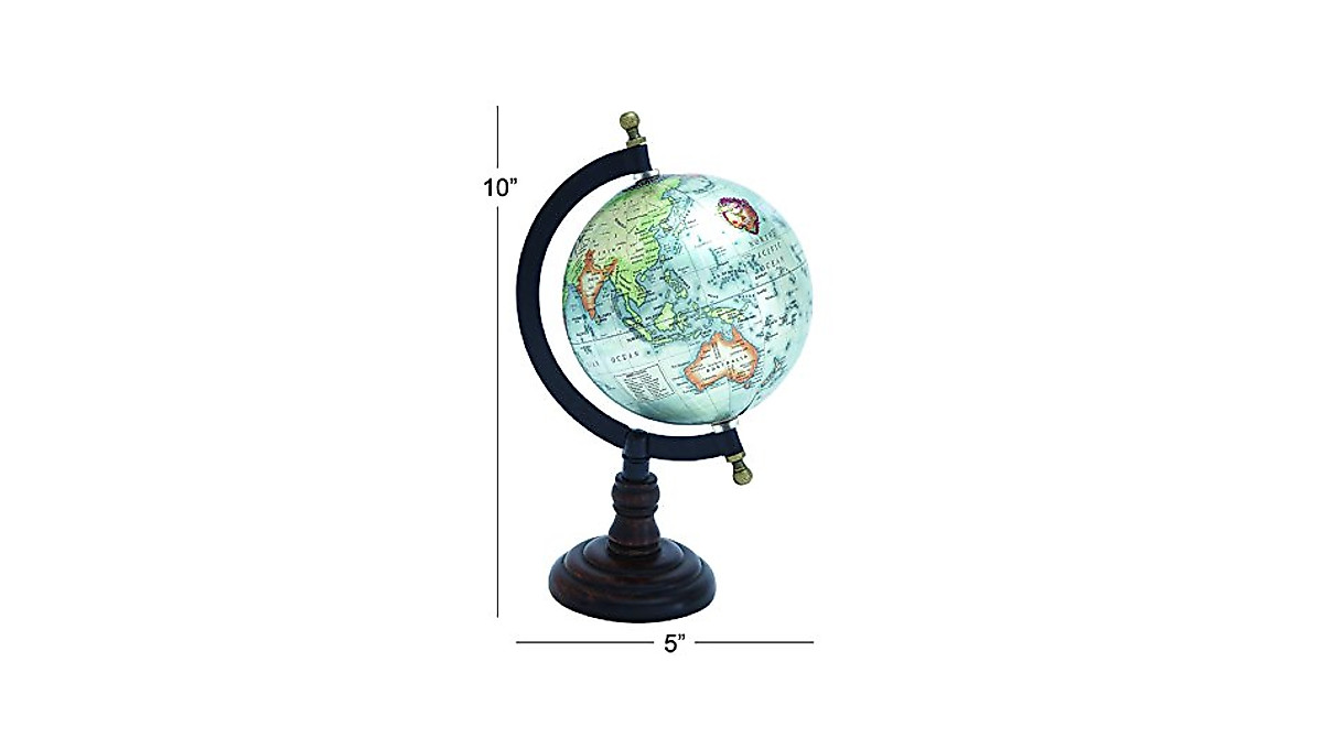 Deco 79 Mango Wood Globe - Stylish Home Decor