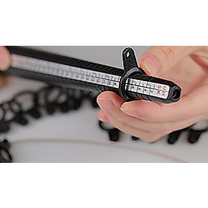 PUPUKA Ring Sizer, US Size 2-15 EUR Size 41-76 with Half Size, Easy-to-Use Ring Sizer Measuring Tool