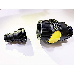 CARCAREZ 10" Flow Thru Dip Car Wash Brush Head with Soft Bristle for Auto RV Truck Boat Camper Exterior Washing Cleaning (Brush with 60" Handle)