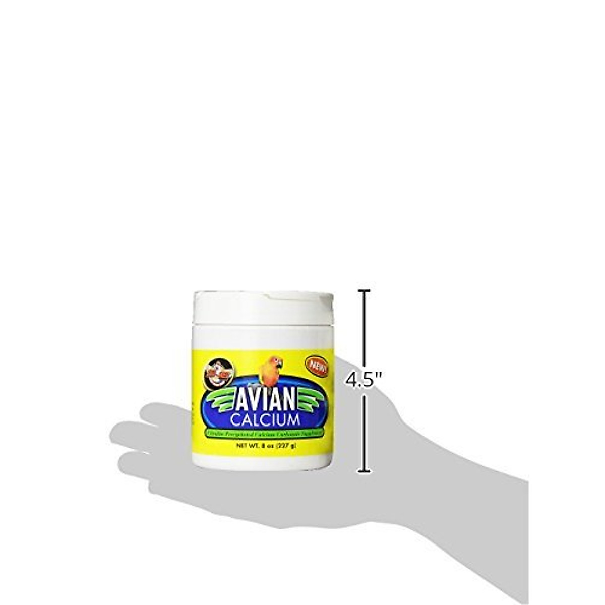 Zoo Med (3 Pack) Avian Calcium Bird Food, 8-Ounce Each